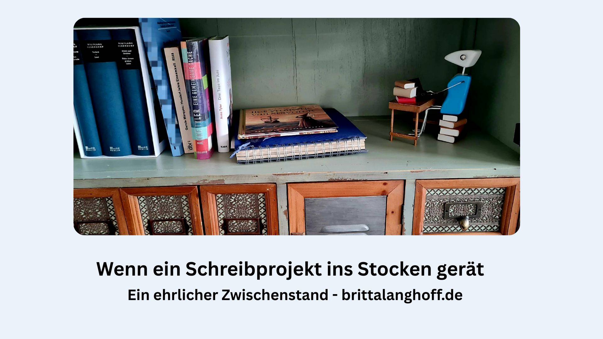 Mein Romanprojekt stockt - der Zwischenstand - Britta Langhoff